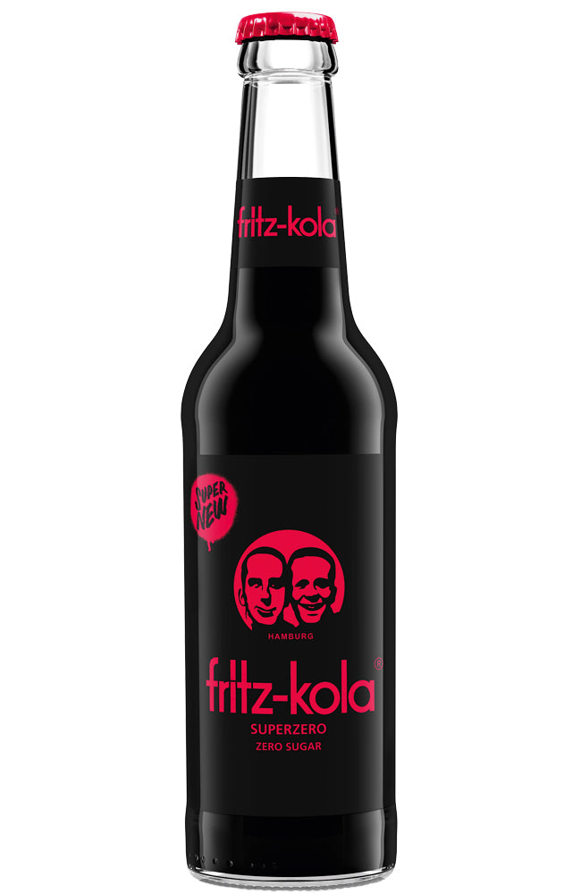Buy Fritz-Kola Superzero Sugar-Free KOLA 330ml Bottles Online at Hic!